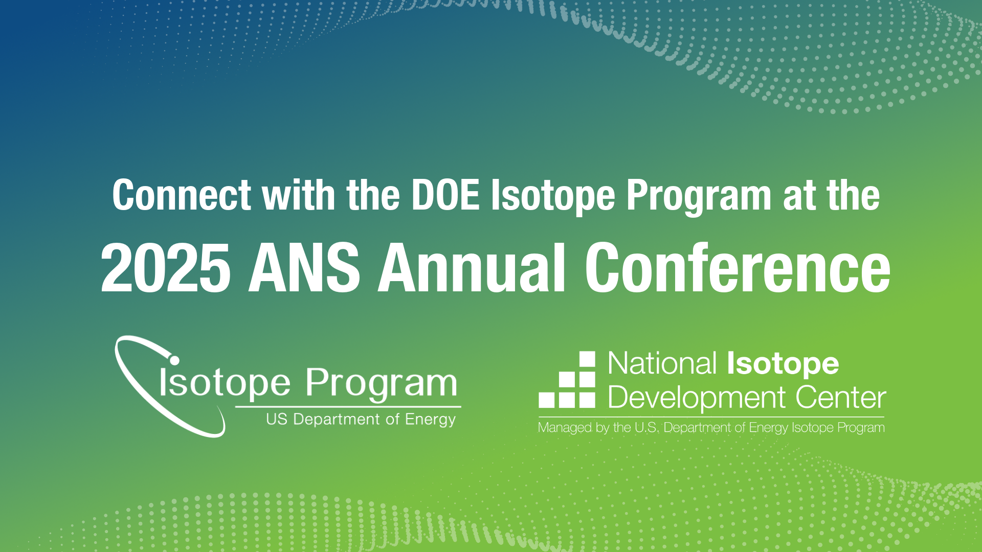 | NIDC: National Isotope Development Center